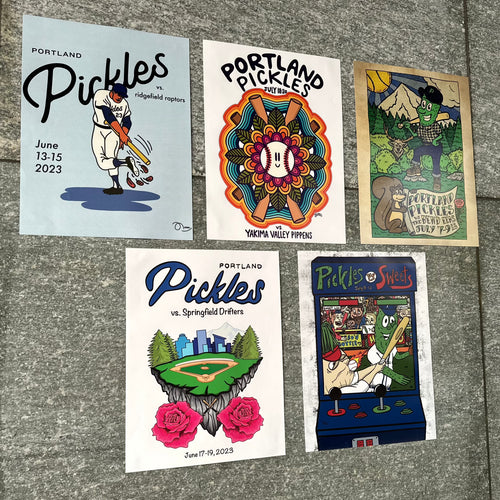 Posters | Portland Pickles Baseball