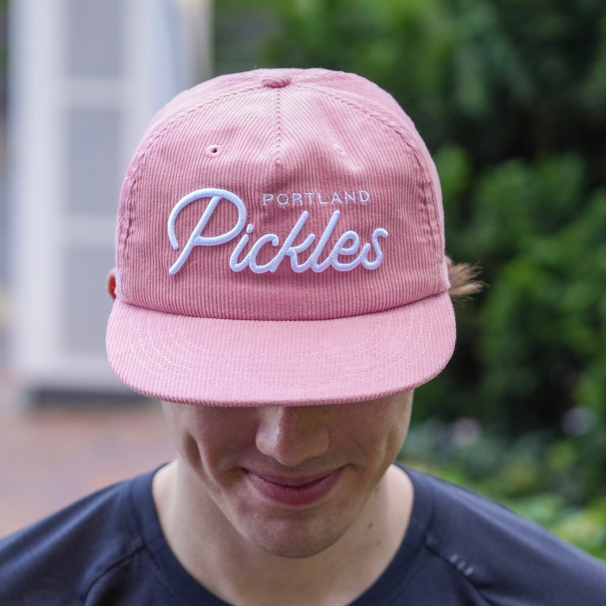 Official League x Pickles Script Corduroy Hat Pink – Portland Pickles ...