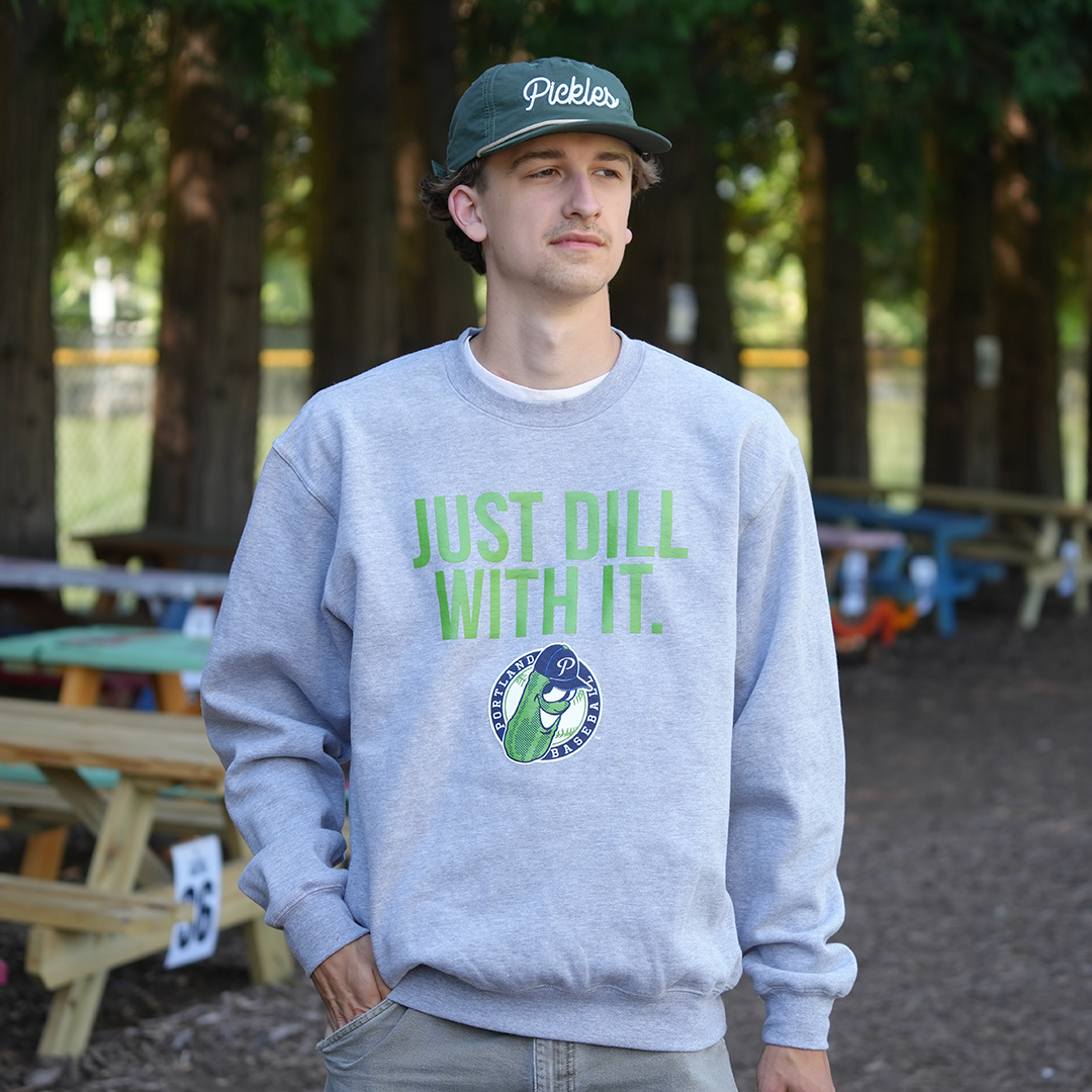 Just Dill With It Crewneck – Portland Pickles Baseball