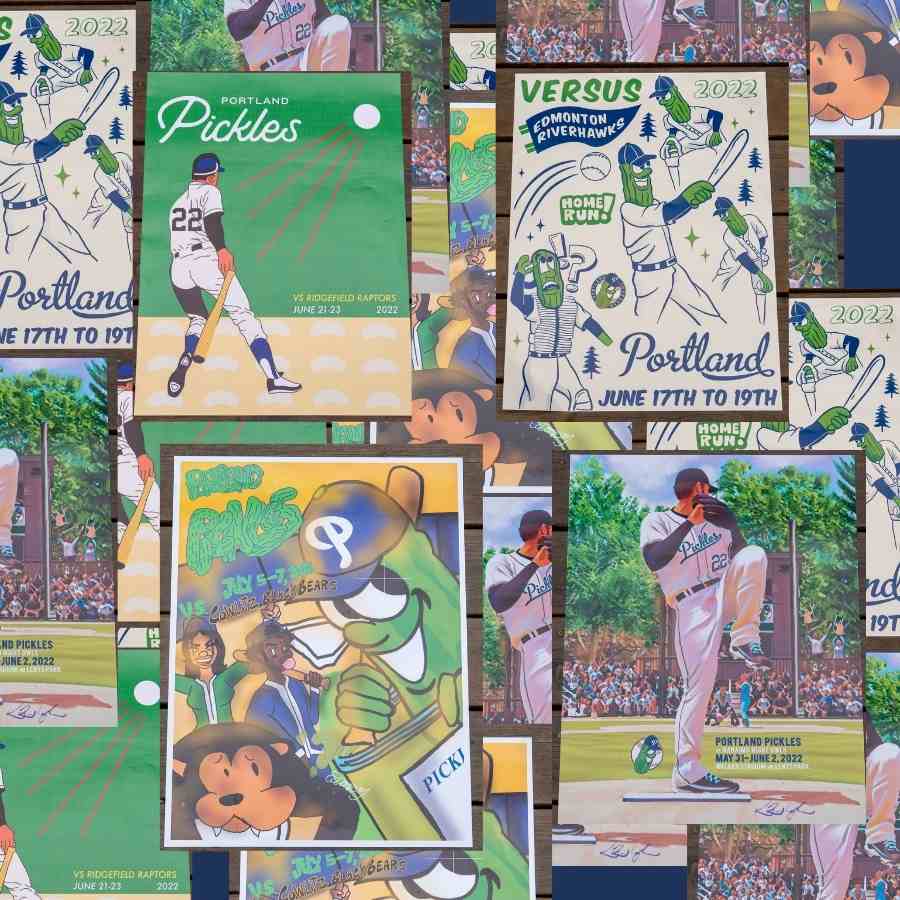 Posters | Portland Pickles Baseball